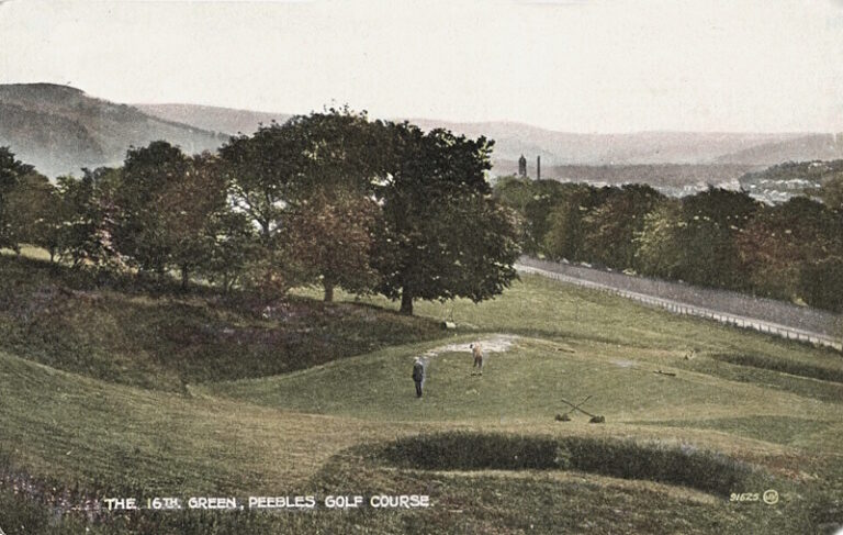 Golf Course 16th Green – Peebles Historical Archive